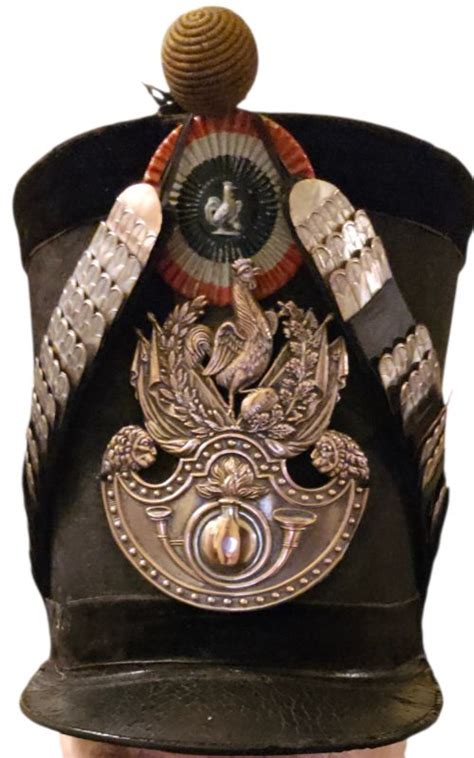 French National Guard Grenadier Officers Shako July Monarchy Period