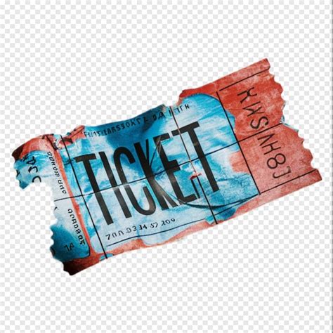 A Torn Up Piece Of Paper With The Words Ticket To The Left Premium Ai