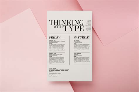 Thinking With Type Indesign Assignment On Behance