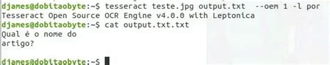 Tesseract com LSTM sua própria rede neural