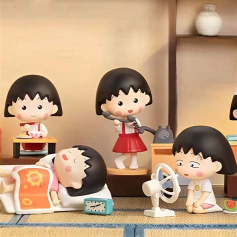 Genuine Chi Bi Maruko Blind Box Sakura Momokos Fun Life Series