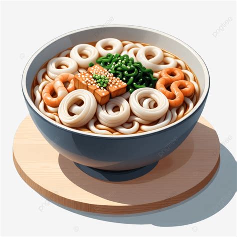 Ilustración De Vector Dibujado A Mano Udon En Isométrica Png Dibujos