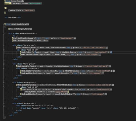 crud and unit test using asp mvc envitics solutions pvt ltd
