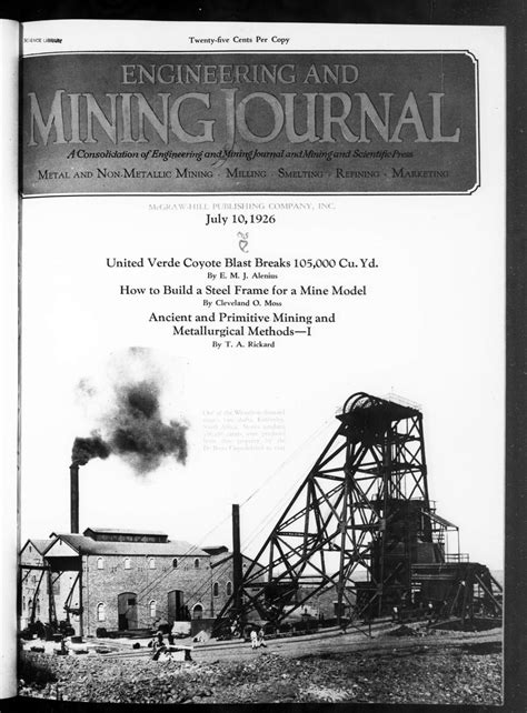 Engineering And Mining Journal 1926 07 10 Vol 122 Iss 2 Free Download Borrow And Streaming