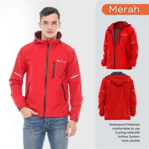 Jual Jaket Hoodie Pria Motor Terbaru Anti Angin Dan Air Touring Polos