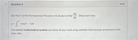 Solved Question 64 ﻿ptsuse Part 1 ﻿of The Fundamental