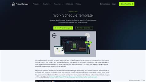 11 Best Excel Employee Schedule Template Sites 2024 Free