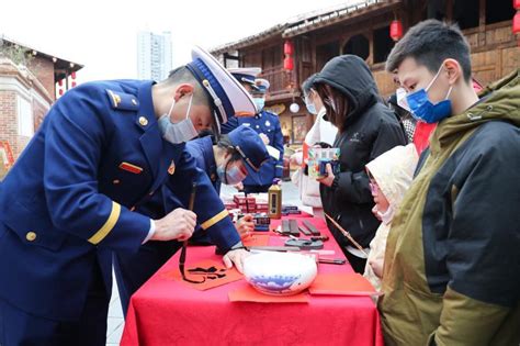 莆田消防：古街公益集市送福送平安