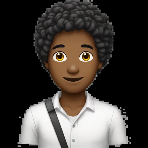 Un Garçon Peau Blanche Cheveux Noirs Qui Rigole Emoji Ai Emoji Generator