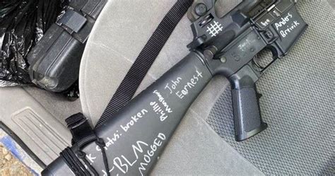 Payton Gendron Gun Photo With Names