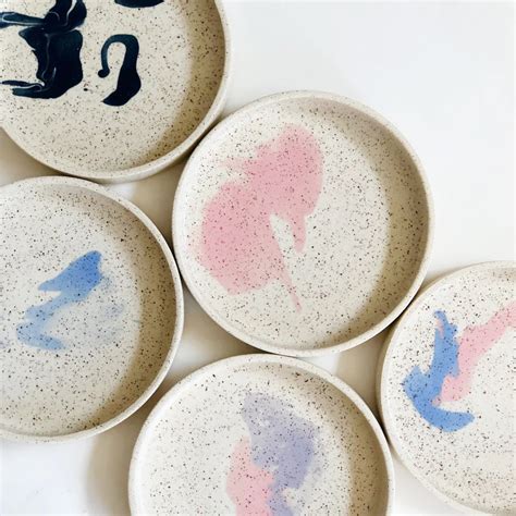 Matte Soft Clouds Plate Tray Plates Ceramics Handmade Ceramics