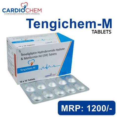 Teneligliptin Hydrobromide Hydrate And Metformin Hcl Sr Tablets Manufacturer Supplier Pcd