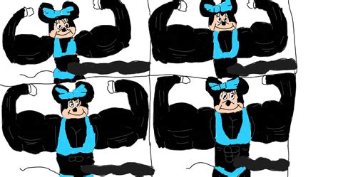 Minnie Mouse Muscle Inflation 5 By Simpsonsfanatic33 On Deviantart