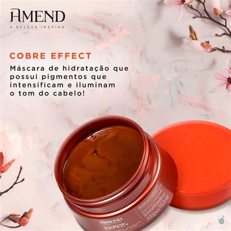 Máscara Amend Cobre Effect Realce Da Cor Beleza Na Web Pro