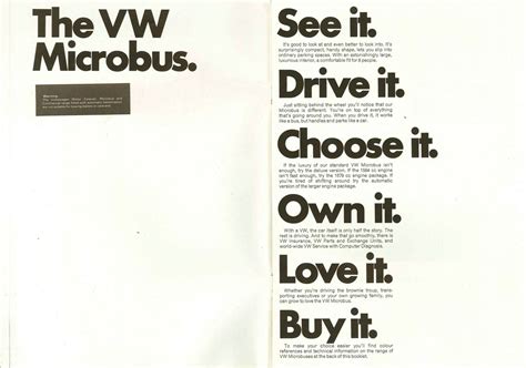 Vw Archives 1973 Vw Bus Sales Brochure The Vw