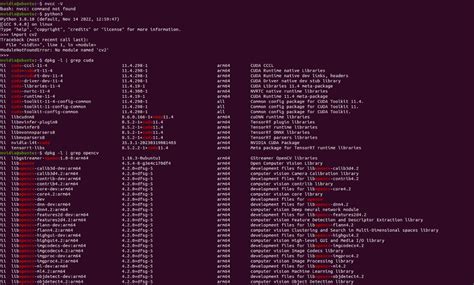 Cuda Cudnn Opencv Unavaliable After Installing Jetpack 511 On