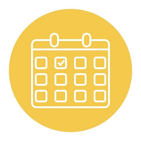 Dates Icon Premium Vector