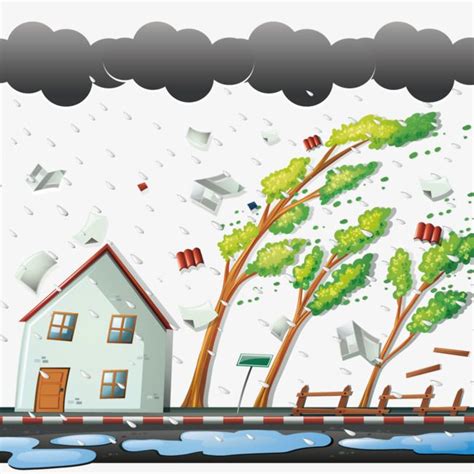 Typhoon Bagyo Clipart