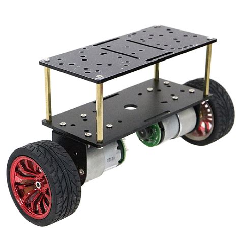 Dc 12v Motor Double Deck 2 Wheeled Smart Robot Bal Grandado