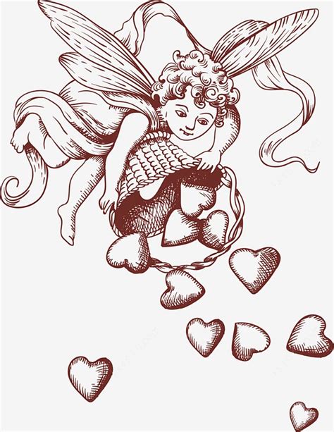 情人节矢量丘比特天使免抠png素材新图网 花瓣网
