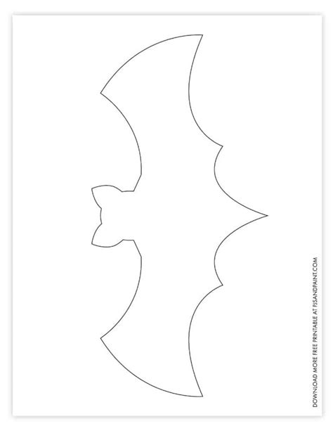 Halloween Bat Template Printable Printable Calendars At A Glance