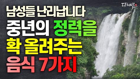 남성호르몬 테스토스테론 증가를 기대할 수 있는 7가지 음식 단희쌤 Youtube