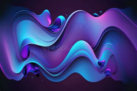 Abstract Blue And Purple Curve Line Shapes Wave Background Stock Illustration Illustration Of