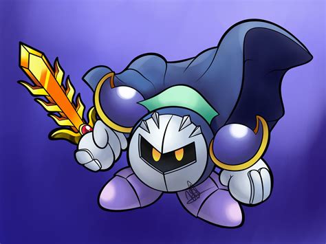 Meta Knight Kirby Super Star Ultra By Bissyart On Deviantart