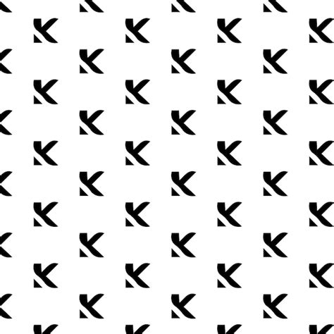 K Letter Pattern For Social Media Template Premium Ai Generated Vector