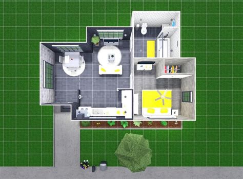 A renovation of the “Happy Home Of Robloxia” (Starter Home) built by me. : r/Bloxburg