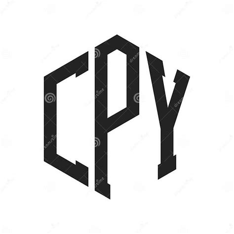 Cpy Logo Design Initial Letter Cpy Monogram Logo Using Hexagon Shape