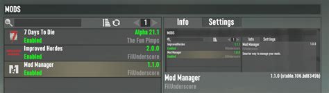 Github Cybersys7d2dmodmanager 7 Days To Die Client Mod Manage Your Mods Smarter