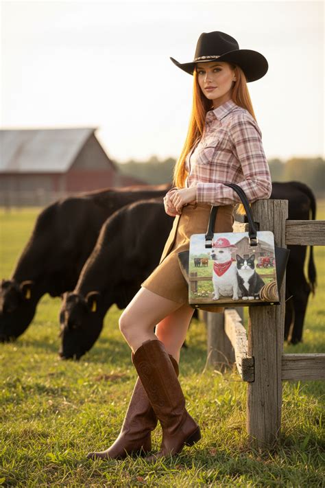 Coco And Friends Ranch Life Shoulder Handbag Wolf Hill Ranch Designs