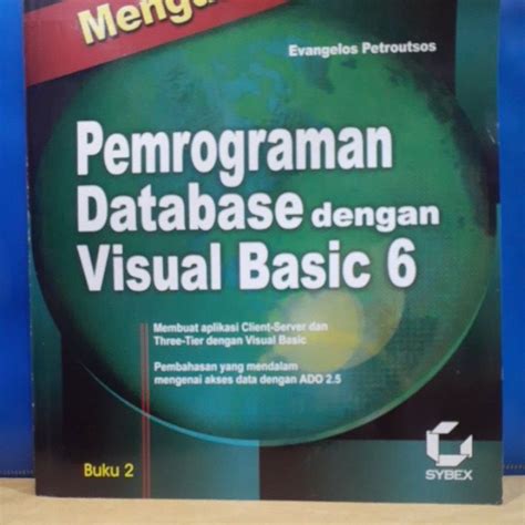 Jual Menguasai Pemrograman Database Dengan Visual Basic 6 Buku 2