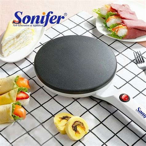 Sonifer Electric Crepe Pancake Maker 20cm Shopee Malaysia