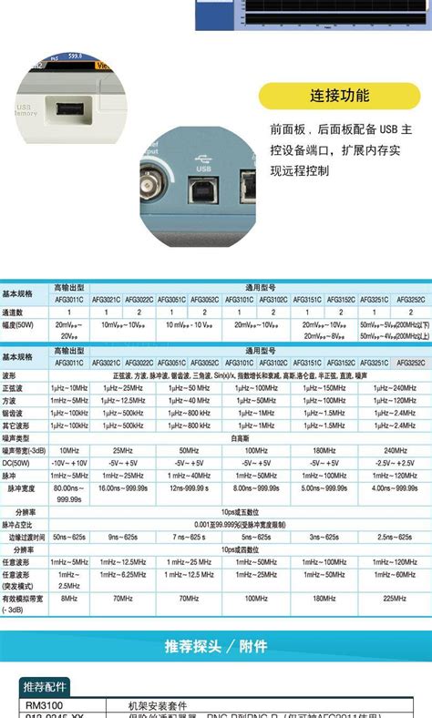 Afg3022c任意波形函数发生器 上海如庆电子科技有限公司