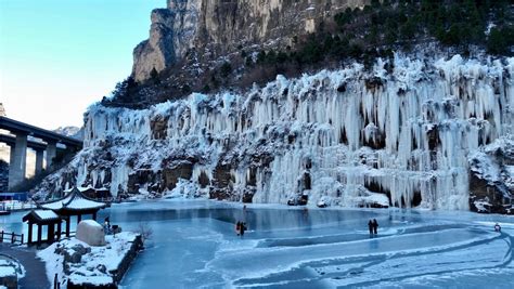 Explore The Magnificent Icy Landscape In N Chinas Taihang Mountains Cgtn
