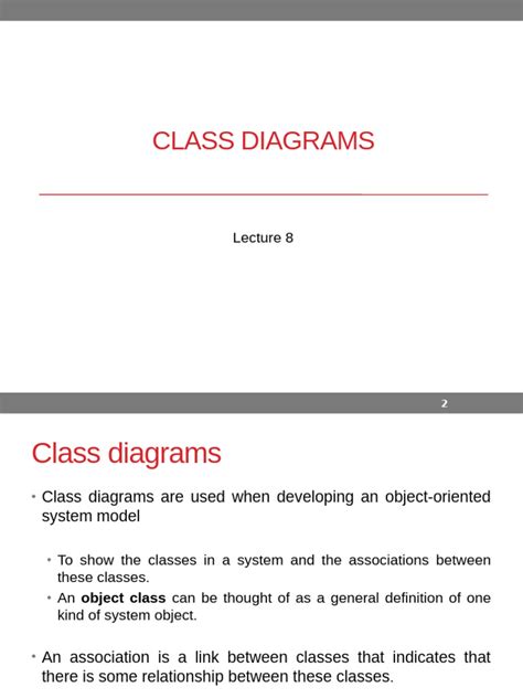 Understanding Uml Class Diagrams Pdf Class Computer Programming