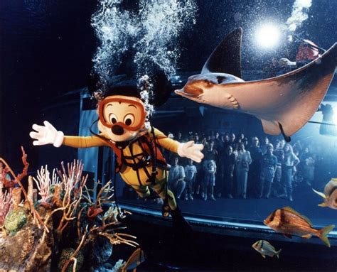 Mickey Mouse Scuba Diving At Seabase History At Disney