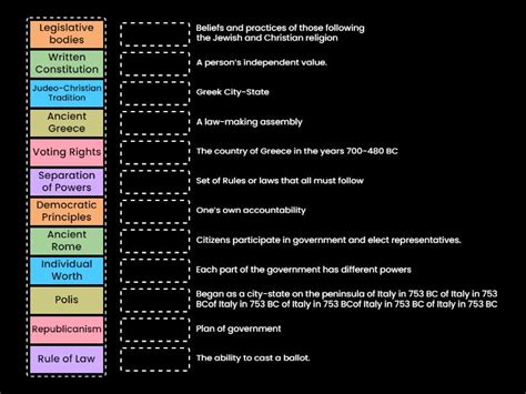 Benchmark 11 Civics Eoc Match Up
