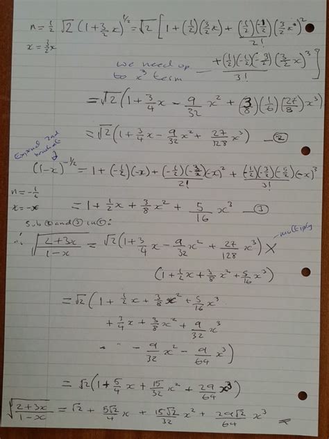 A2 Binomial Expansion Combinations Of Two Binomial Expansions Part 2