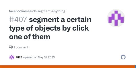 Segment A Certain Type Of Objects By Click One Of Them · Issue 407 · Facebookresearchsegment