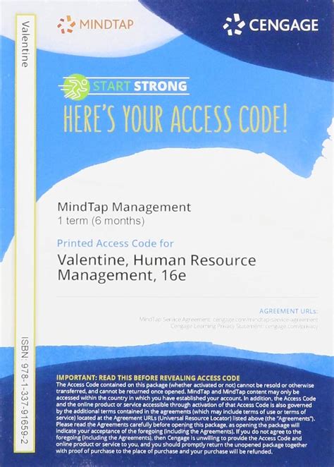 Mindtap For Valentinemeglichmathisjacksons Human Resource