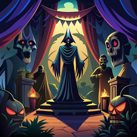 The Ghost King Premium Ai Generated Vector