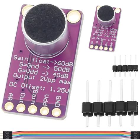 Daokai Max9814 Microphone Amplifier Module Auto Gain