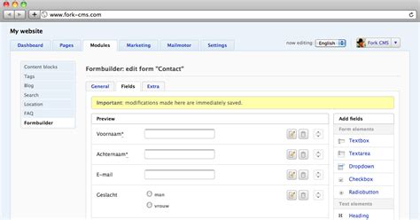 list of free and open source cms content management system solutions