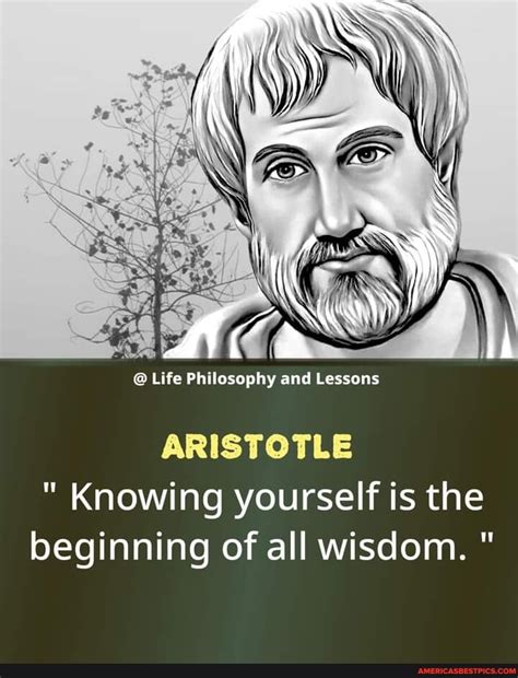 Sn Life Philosophy And Lessons Aristotle Knowing Yourself Is The