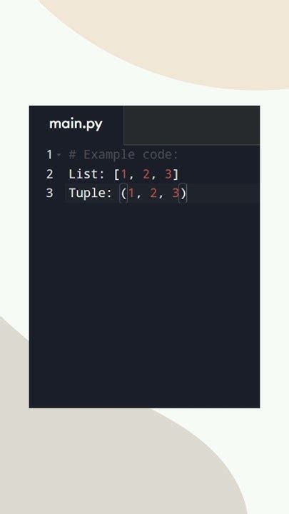 43list Vs Tuple Pythonprogramming Code Exam Coding Codeflow