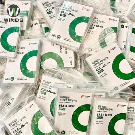 Ods 50 ชิ้นเกาหลีการ์ดแขนกรดใสฟรี Cpp Hard 3 นิ้ว Photocard Holographic