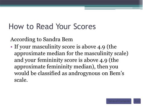 Bem Sex Role Inventory Scoring Ppt Download